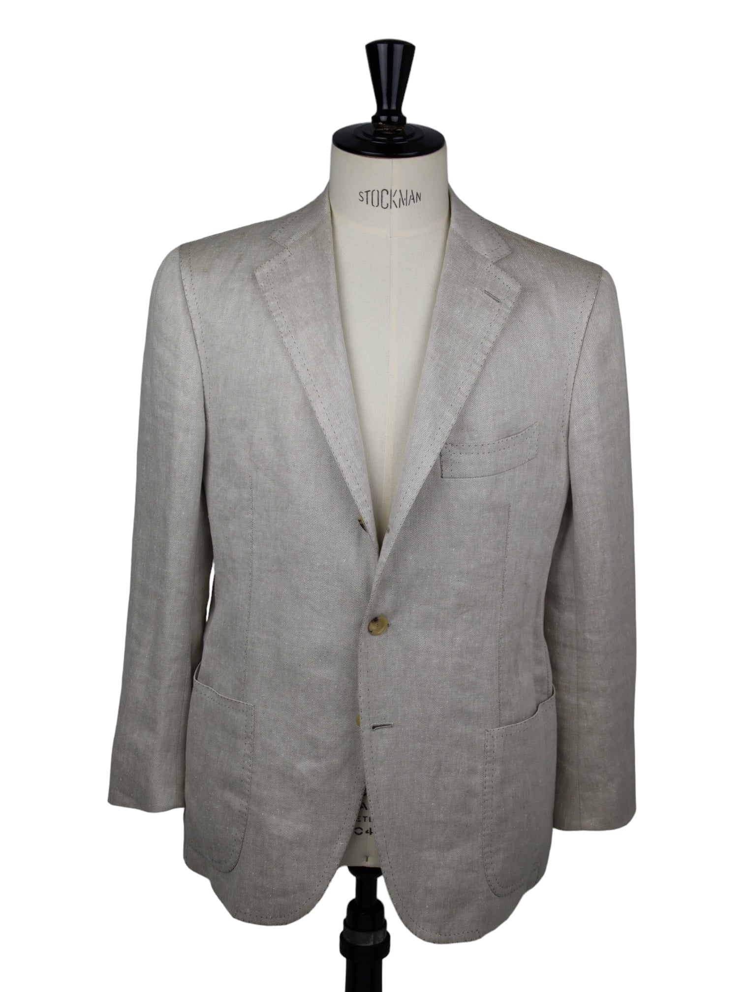 Cesare Attolini Beige Linen Jacket