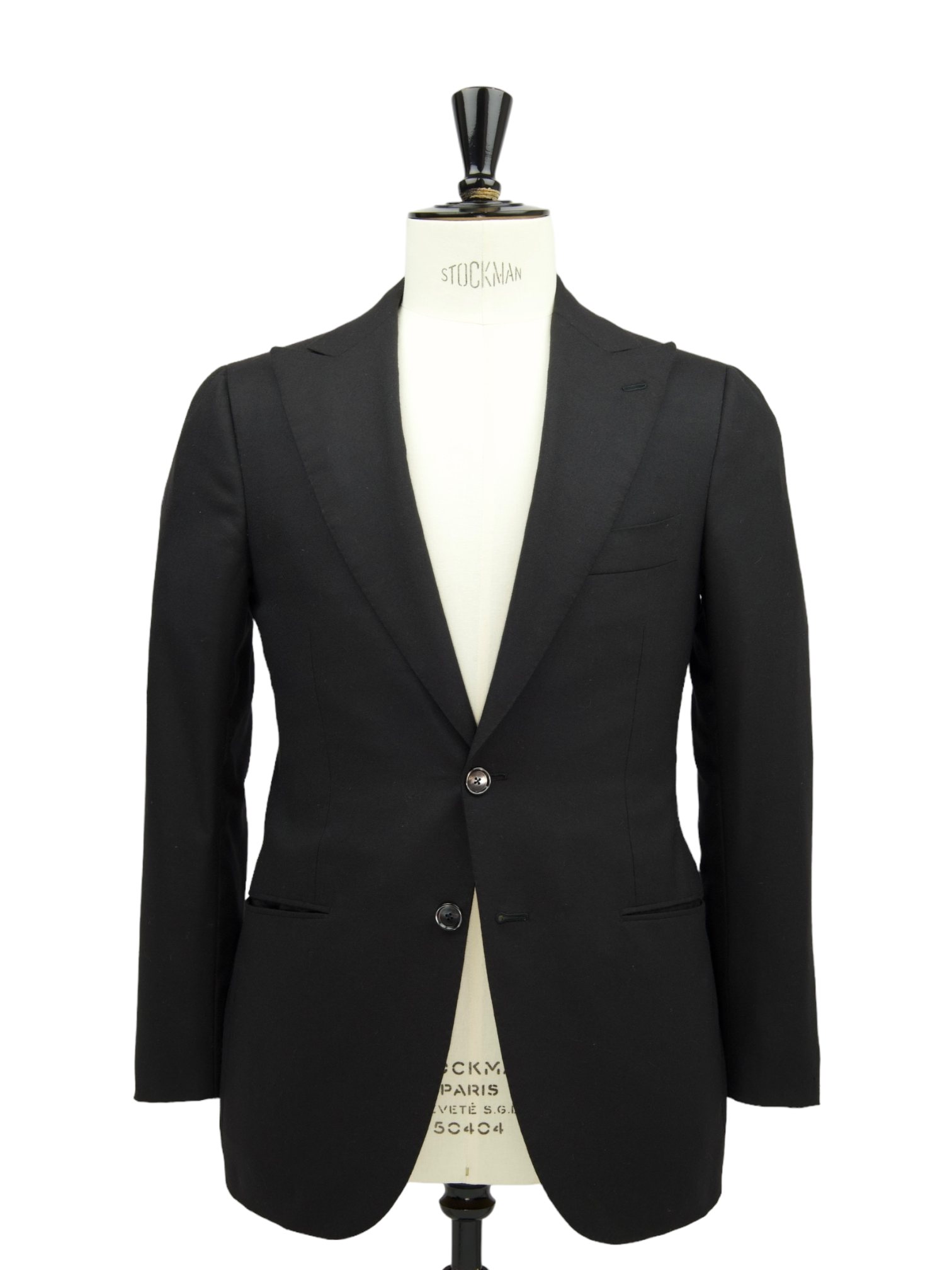 Cesare Attolini Black Cashmere Twill Jacket