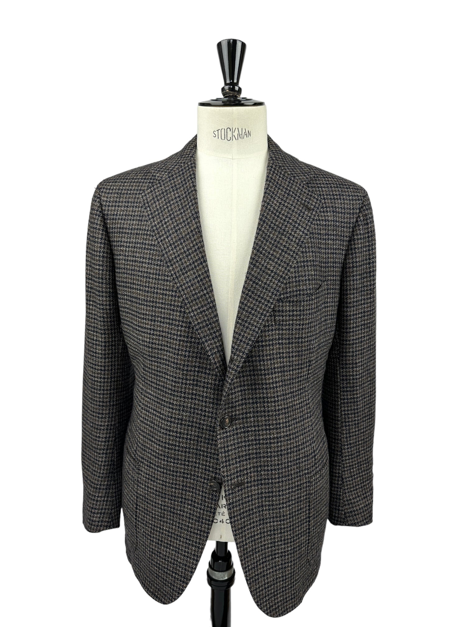 Cesare Attolini Brown Houndstooth Jacket