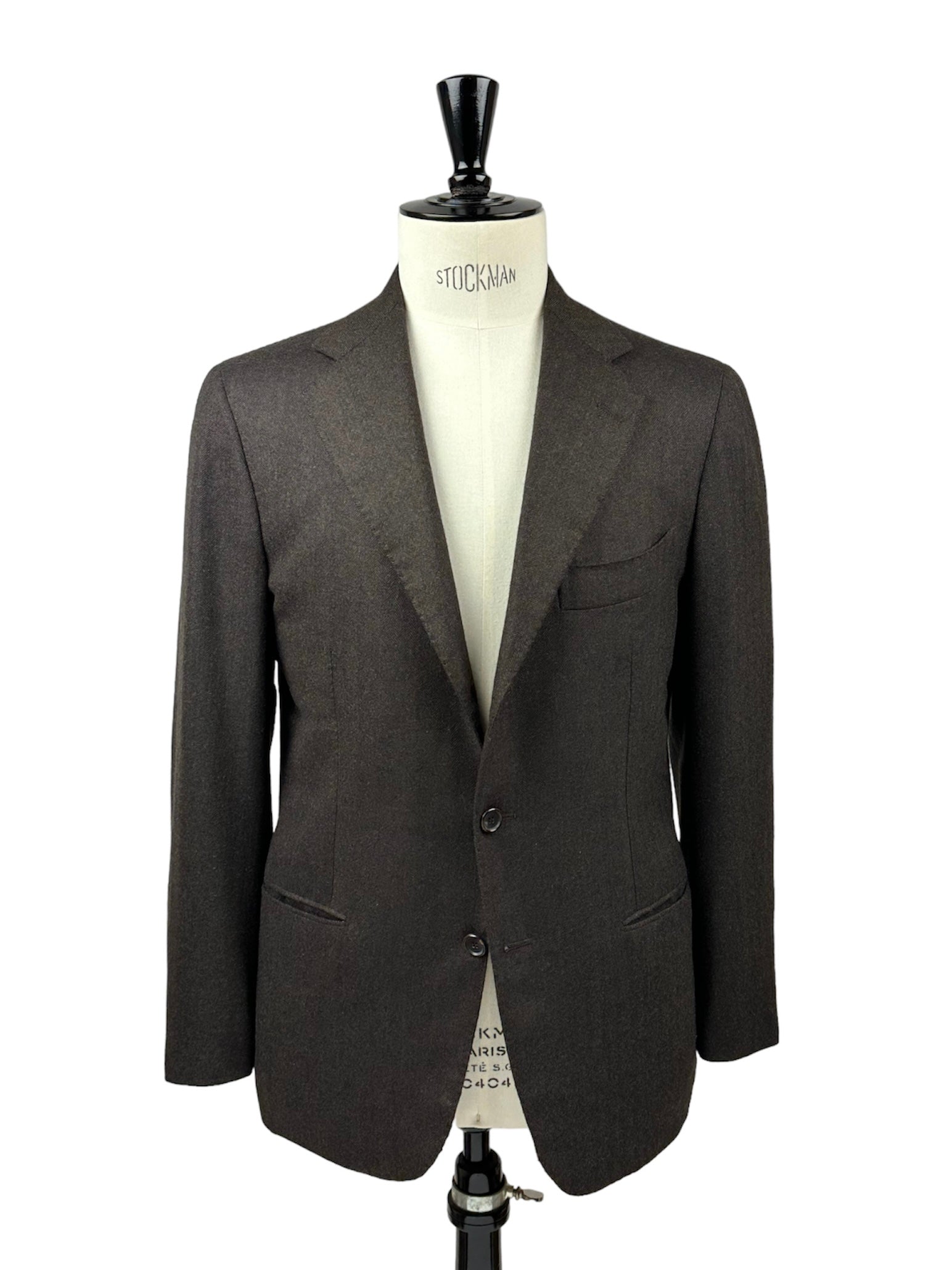 Cesare Attolini Chocolate Brown Flannel Jacket
